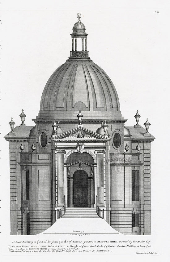Architecture Stately Homes Vitruvius Britannicus Duke of Kents 1715 ...