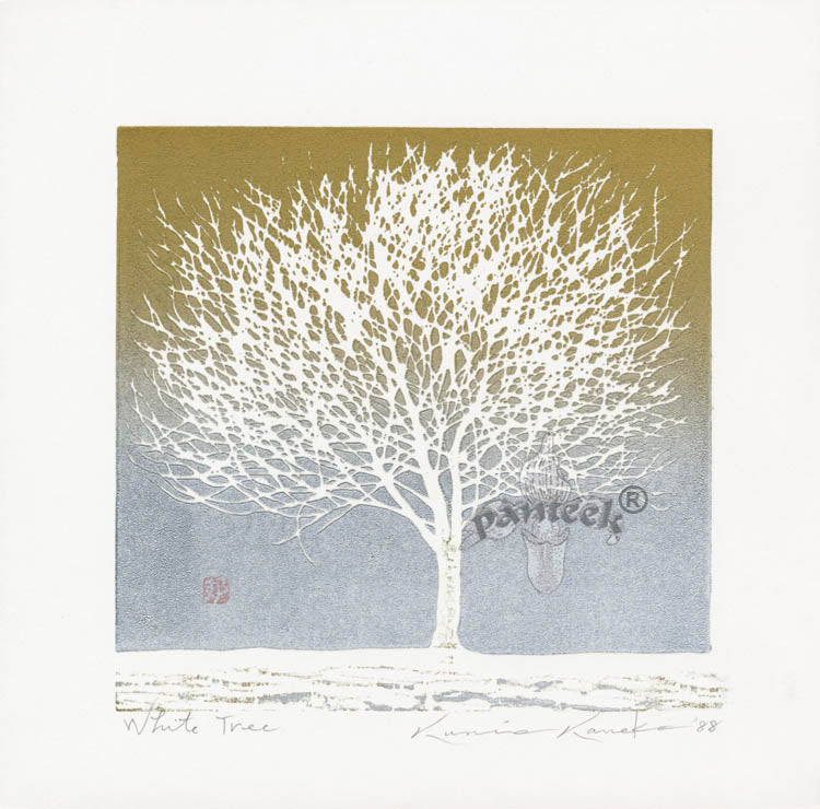 Kunio Kaneko White Tree | Panteek Antique Prints