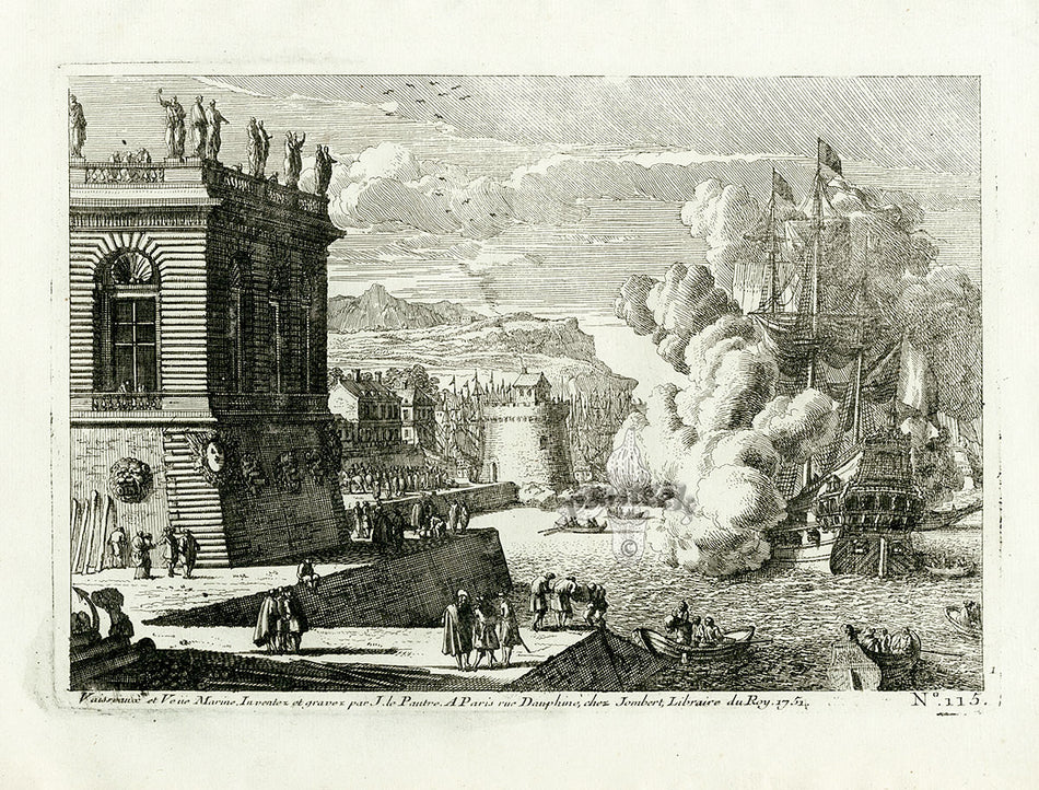 Le Pautre Architecture, Statues, Fountains, Burning Port | Panteek ...