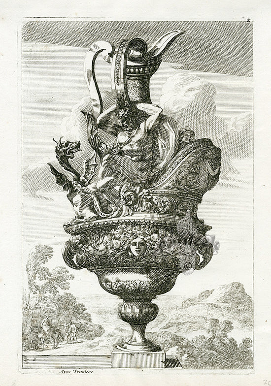 Le Pautre Architecture, Statues, Fountains, Man & Dragon | Panteek ...